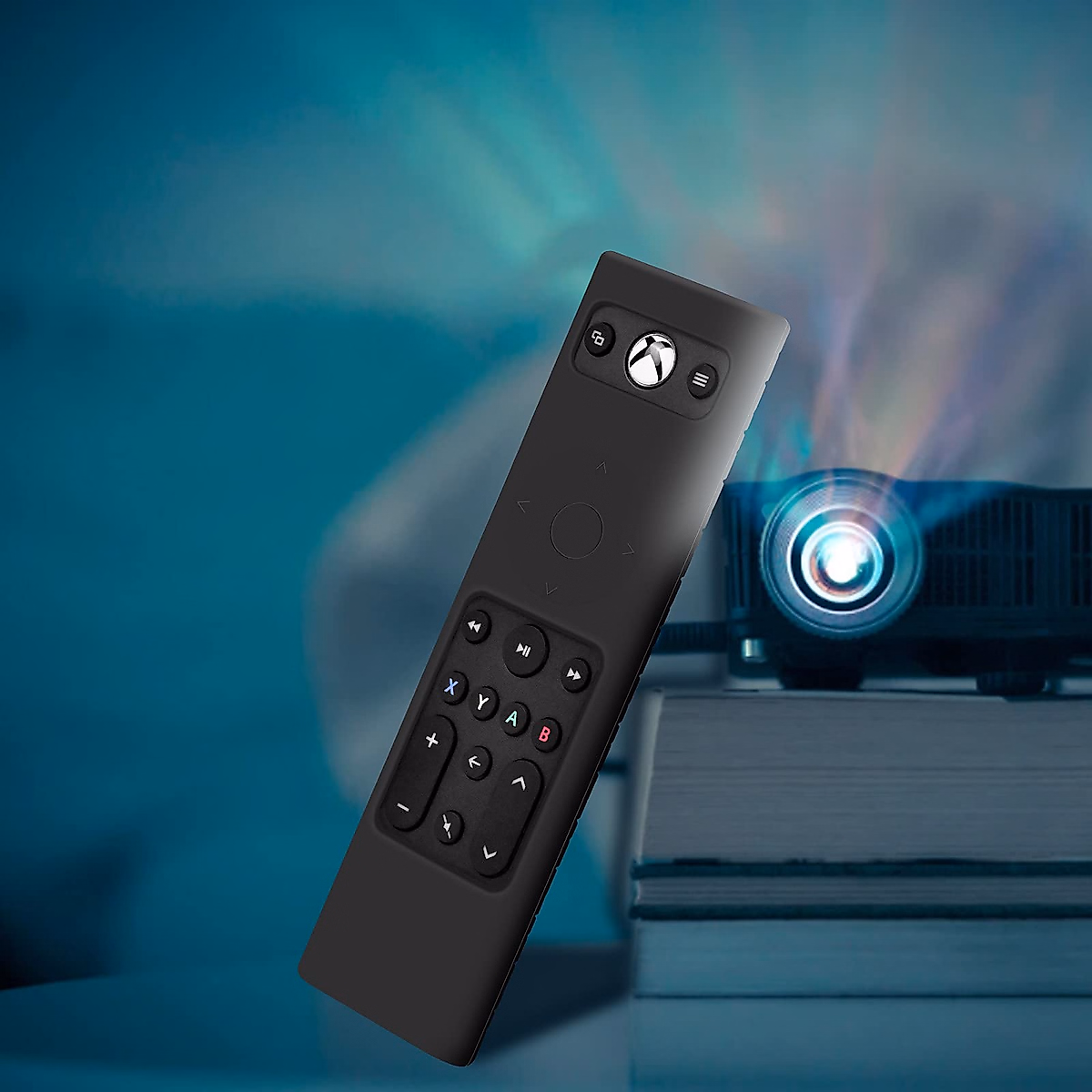 EVAHOM Silicone Case for PDP Gaming Multipurpose Media Remote Control: Xbox Series X,S/Xbox One/Xbox,Anti-Slip Shockproof Waterproof Remote Cover for PDP Xbox One,Protective Sleeve Black