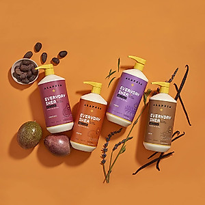 Alaffia Everyday Shea Body Lotion - Normal to Very Dry Skin, Moisturizing Support for Hydrated, Soft, and Supple Skin with Shea Butter and Lemongrass, Fair Trade, Lavender, 2 Pack - 32 Fl Oz Ea