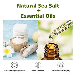 2-Pack Rainbow Bath Bombs Spa Set, 6.3oz Untra Large Size, Moisturizes Skin Contain Organic Ingredients, Natural Essential Oil