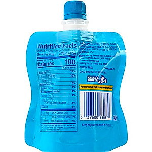 SKIPPY Squeeze Creamy Peanut Butter, 6 Ounce (Pack of 6)