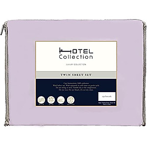 Hotel Collections Sheet Set Hotel Luxury 1800 Bedding Sheets & Pillowcases Extra Soft Cooling Bed Sheets - Deep Pocket up to 17 inch Mattress - Wrinkle, Fade, Stain Resistant 4 Piece (Full, Lavendar)