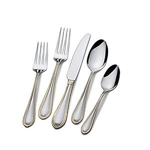 Towle Sinclair Gold 65-Piece Flatware Set