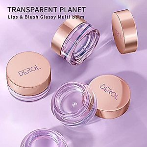 NewBang 2pcs Color Changing Blusher for Cheek Moisturizing Blush Rouge Multi-use Cream for Cheek & Lip Waterproof Gel for Cheeks & Lips Glossy Shiny Finish Blush Makeup