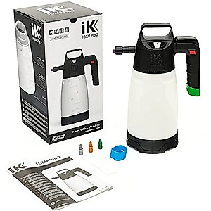 Lumintrail iK Foam PRO 2 Pump Sprayer, Professional Spray Bottle for Automotive Cleaning, Detailing, and Industrial Cleaning, Bundle with a Keychain Light
