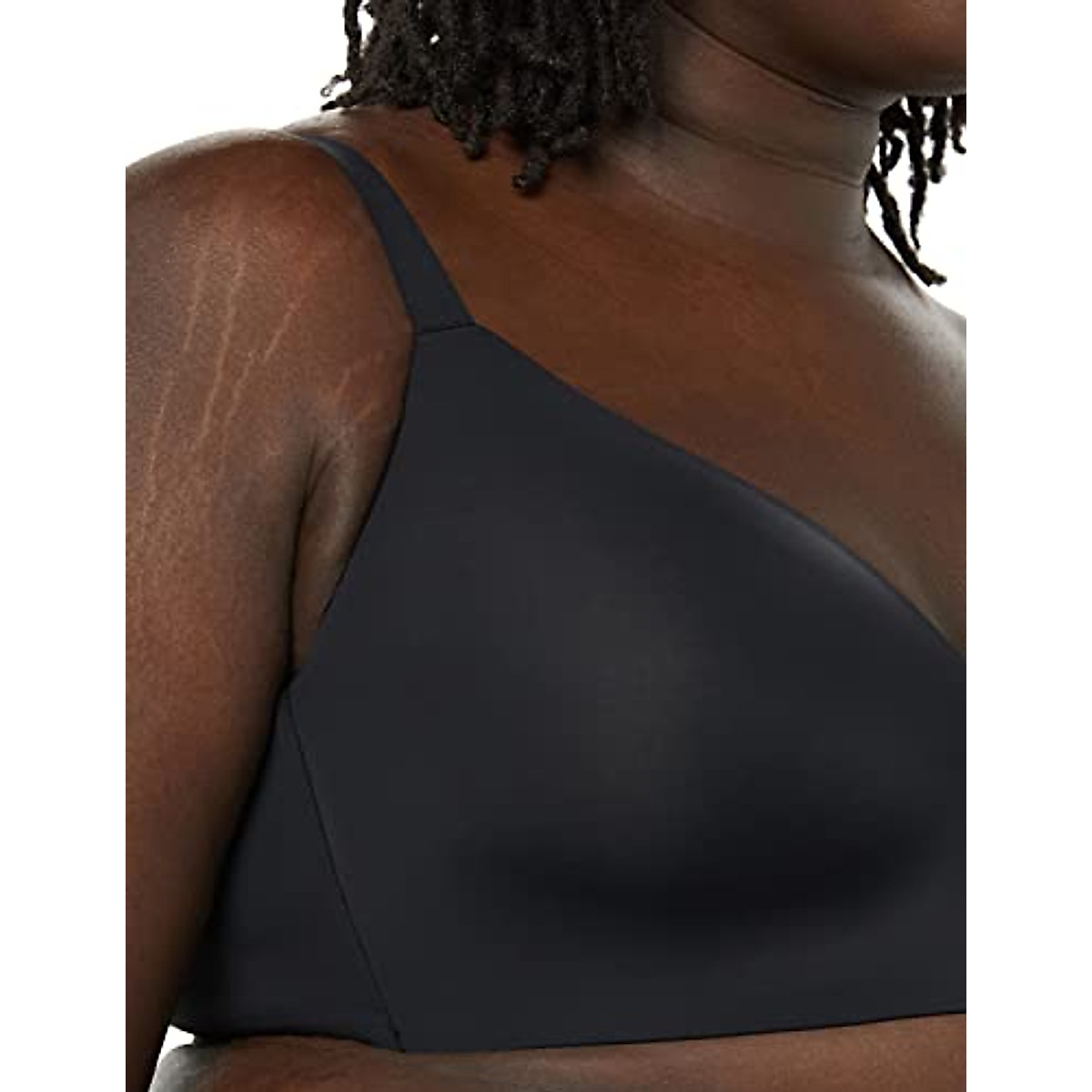 Amazon Essentials Women's Wireless Lightly Lined Bra, Pack of 2, Black/Soft Petal, 40B