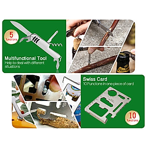 WELL-STRONG 123pcs Survival First Aid Kit Waterproof First Aid Kit Roll Top Boat Emergency Kit with Waterproof First Aid Items for Fishing Kayaking Boating Swimming Camping Rafting Beach