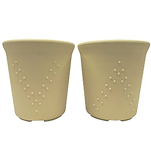 BraveJusticeKidsCo. | SiliSteel™ Drinking Cups | Kids and Toddler Silicone + Steel Dinnerware Cups | Unbreakable Dinnerware | Reusable Dishwasher Safe Water Glasses (2 Pack) (Cream)