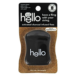 Hello Activated Charcoal Floss