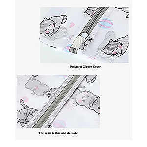 Mesh Laundry Bag，Durable Delicates Mesh Wash Bag for Hosiery, Stocking, Underwear, Bra Lingerie, Sweater,etc.Travel Organization Washing Bag