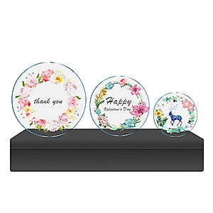 2 Pieces 1/8" Round Plexiglass Sheet, 10 Inch Diameter Clear Acrylic Circle, Round Cake Disk Acrylic Sheet, Plexiglass Table Top, Round Acrylic Backdrop