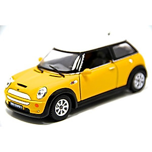 KiNSMART Mini Cooper S 5" 1:28 Scale SetOf4 Die Cast Metal Model Toy Car w/ Pullback Action