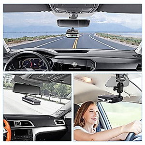 SDSACZMU Radar Detector Mount,Rearview Mirror Stem Radar Detector Mount,for Escort Max, Max2, MAX360 Radar (Not Compatible with MAX360C & MAX3, Not Applicable to Radar Mount with Magnetic Connection)