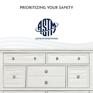 Evolur Weathered White Cape May Double Dresser