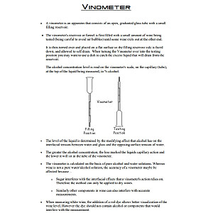 Vinometer for Wine, 0-25% Alcohol Meter Tester for Measuring The Percentage of Alcohol in Wine