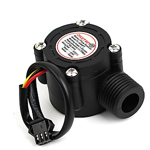 SENSTREE G1/2 ’’ Flow Hall Sensor with NPT Thread, 1-30L/Min Flow Meter, Flowmeter Counter, Arduino, Raspberry Pi, and Reverse Osmosis Filter Compatible