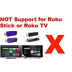 Remote Control Compatible with Roku Express HD LT XS XD Media Player Box; NOT Work for Roku Stick or Roku TV