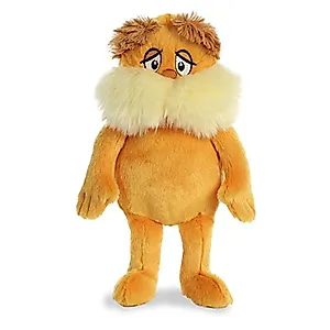 Aurora® Whimsical Dr. Seuss™ The Lorax Stuffed Animal - Magical Storytelling - Officially Licensed - Orange 12 Inches