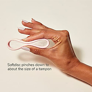 Softdisc Menstrual Discs | Disposable Period Discs | Tampon, Pad, and Cup Alternative | Capacity of 5 Super Tampons | HSA or FSA Eligible | 14 Count