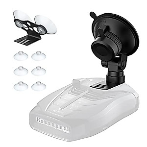 Radar Detector Mount,Car Radar Mounting Bracket Suction Cup Holder,Windshield & Dashboard Radar Detector Suction Mount,for Cobra Escort Valentine One Beltronics Radar Detector,Easy to Install
