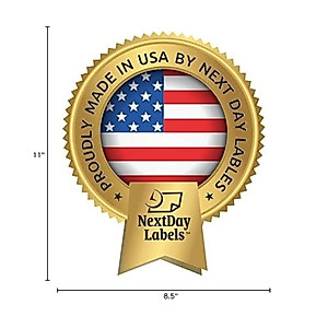 NextDayLabels - 100# Tag Blank 10 Per Page White, Laser/Ink Jet Business Card Stock (500)