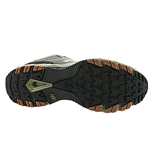 New Balance Men's 510 V5 Trail Running Shoe, Camo Green/Black/Yellow, 13