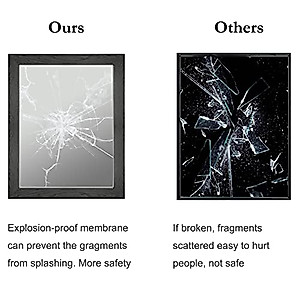 Ruomeng Rectangular Wall Mirror 20" x 28" for Bathroom, Bedroom, Entryway, Living Room, White