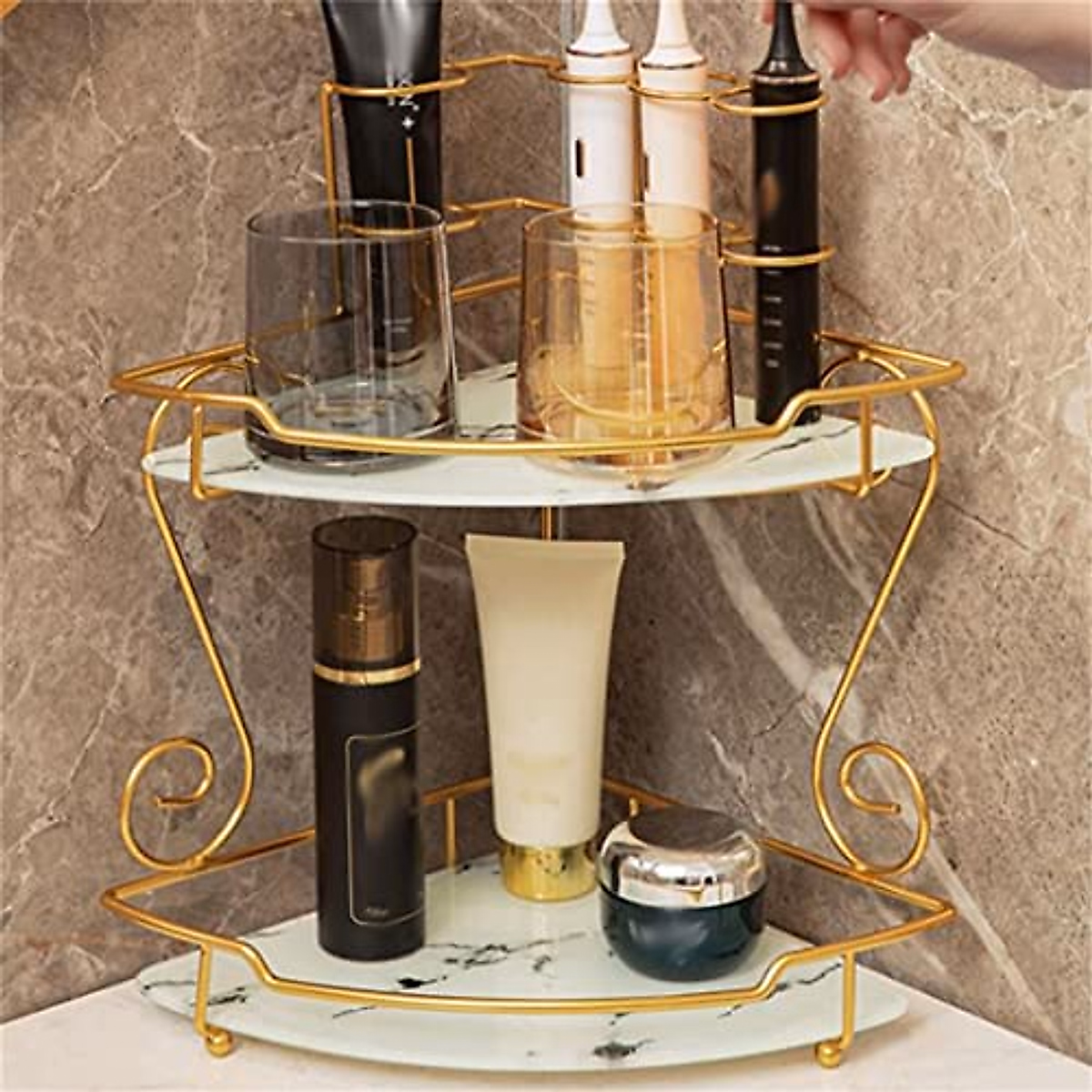 Triangular Shelf Storage Bathroom Corner Washstand Toilet Toilet Cosmetic Washstand