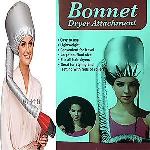 Easy Use Hair Perm Hair Dryer Nursing Dye Hair Modelling Warm Air Drying Treatment Cap Home Safer Than Electric Cap (Pink)