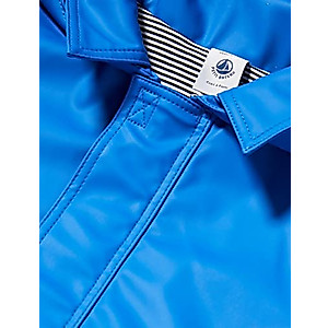 Petit Bateau Child's Hooded Rain Jacket, Blue