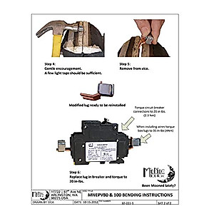 MidNite Solar MNEPV80 DIN Circuit Breaker 80A 150VDC