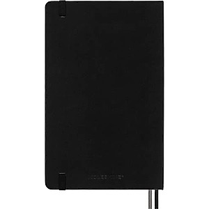 Moleskine Classic Expanded Notebook, Hard Cover, Large (5" x 8.25") Ruled/Lined, Black, 400 Pages