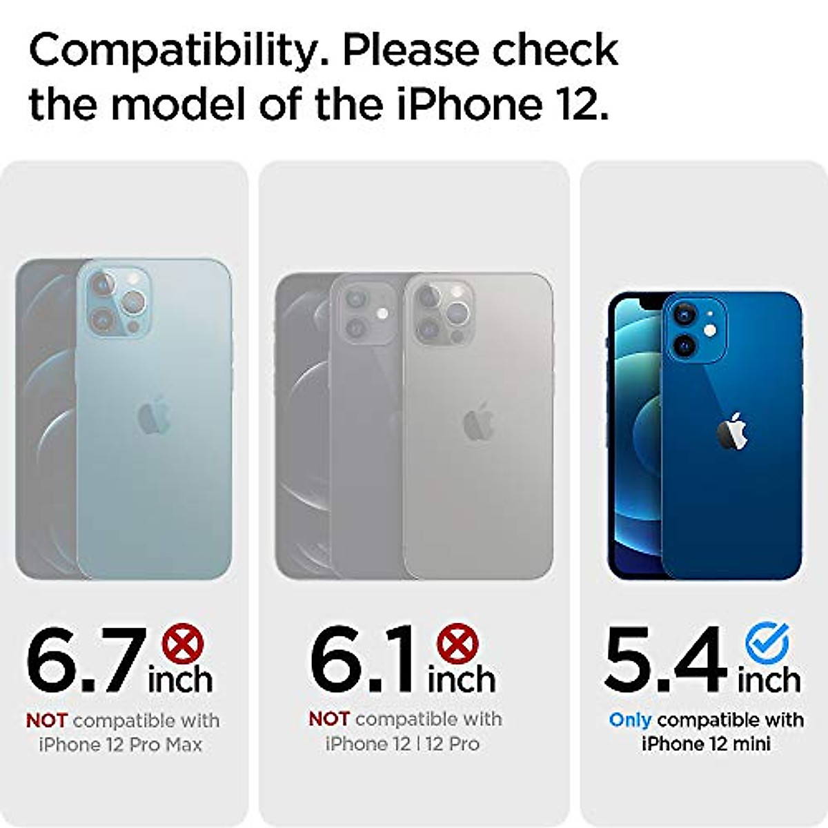 Spigen Mag Armor (MagFit) Compatible with MagSafe Designed for iPhone 12 Mini Case (2020) - Matte Black