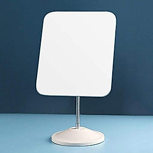 LIMEI-ZEN Bathroom Mirror Make-up Mirror Simple HD Page Simple Mirror Desktop Vanity 360 deg; Freedom Turning Beard Mirror Mirrors