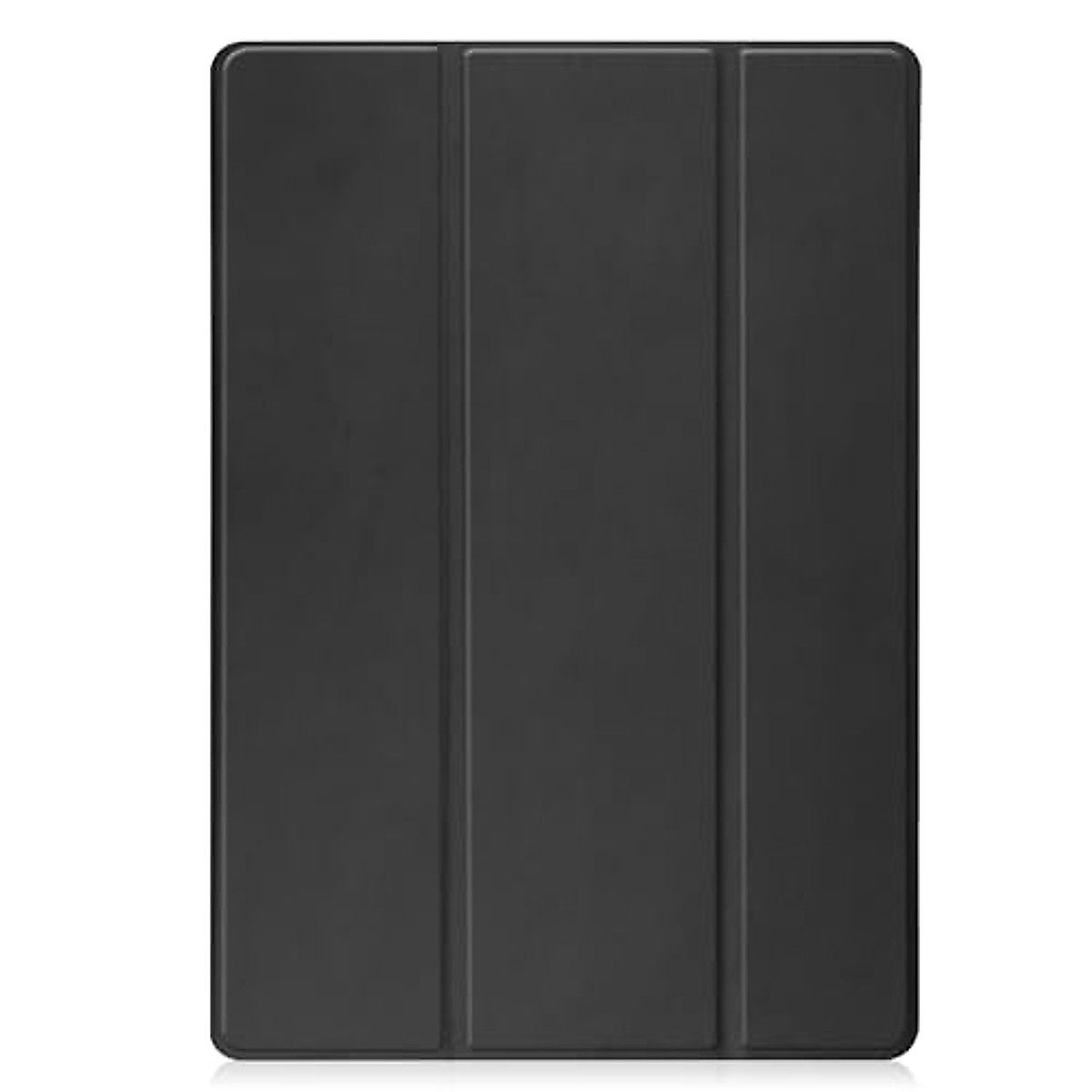 Case for Samsung Galaxy Tab S7 FE 12.4-Inch 2021 Release Model (SM-T730/733/736/738) Smart Slim Tri-Fold Tablet TPU Leather Cover With Auto Wake/Sleep for Samsung Galaxy Tab S7 FE Cover (Black)