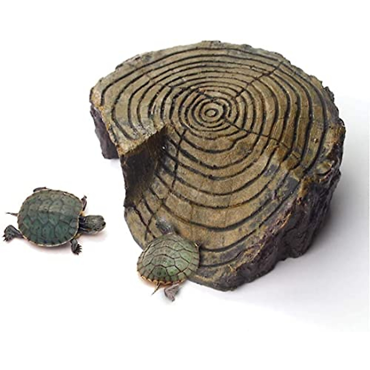 Saim Turtle Basking Ramp,Aquarium Decor Basking Platform Ramp for Small Turtle