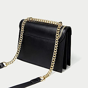 NPBAG Small Purse, Crossbody Bag for Women, Clutch Handbag Shoulder Bag with Metal Chain Strap, Designer Trendy Lady Wallet
