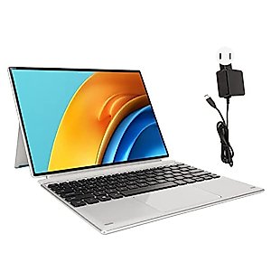 Zunate Laptop for Windows 11, 2 in 1 12.3in Touch Screen 2880x1920 IPS Display,with Magnetic Keyboard, for Intel J4125 2.00GHz, LPDDR4 12GB and 256GB SSD, Ultra Slim,Webcam,WiFi,BT