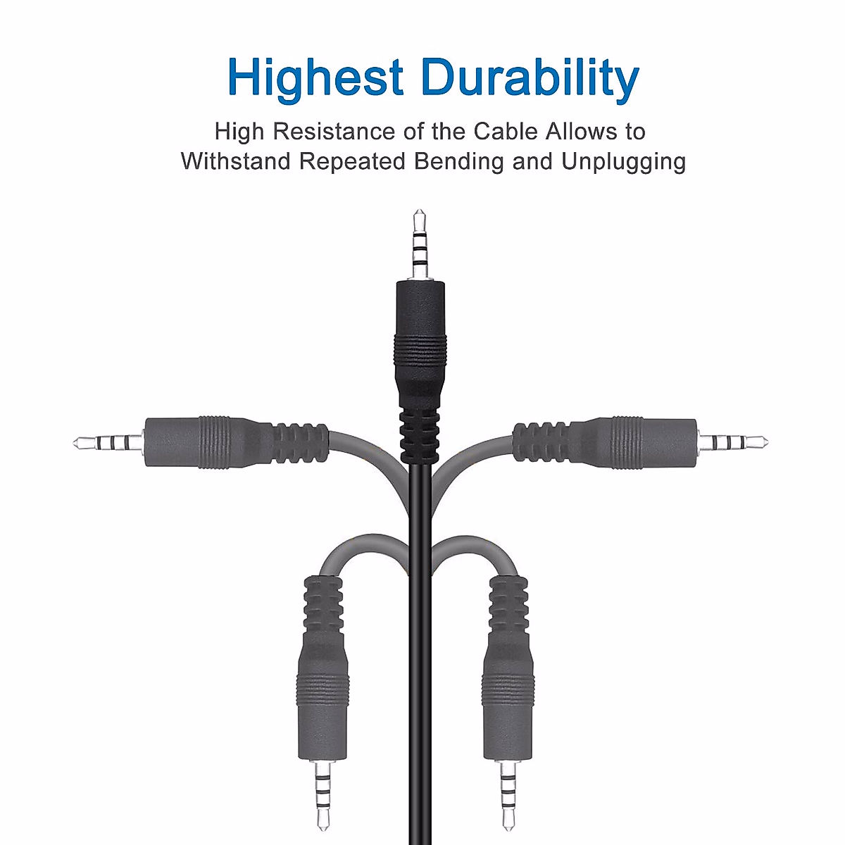 SCOVEE USB to 2.5mm Male AUX Audio Jack Charging Cable for JBL Synchros S300 S300I S300a S400BT J56BT E40BT E30 E40 E50BT S500 S700 Headphones Stereo Power Wire for JBL Charger Cord