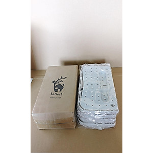 Baffect Wall Hanging Shoes Rack, Door Mounted Plastic Shoe Organizer, RV Camper Folding Shoes Holder for Space Saving Shoes Storage (4 Packs)