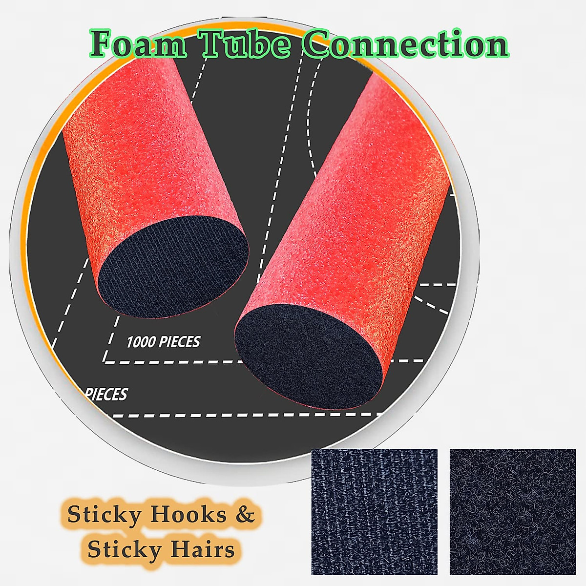 Rubber Jigsaw Puzzle Mat Roll Up Saver Pad Storage Up to 1500 Pieces 46" x 26" Portable Non-Slip Smooth Polyester Top Rubber Bottom Foam Rolling Tube with Storage Bag, 3 Hook & Loop Fastener Straps