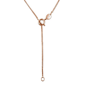 Sterling Silver with Rose Gold Tone Overlay 24mm Open Plumeria Pendant Necklace, 16+2" Extender