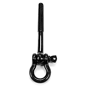 Kojem Steel Tow Hook Compatible with 2014-2023 Corvette C7 C8 Mid Engine Front/Rear Tow Hook Trailer Hitch Replacement for 15234068 Black