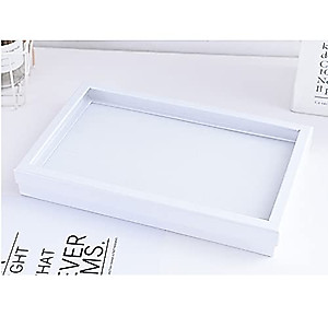 ZLY Jewelry Rings Display Tray Velvet 100 Slot Case Box Jewelry Storage Box (White)