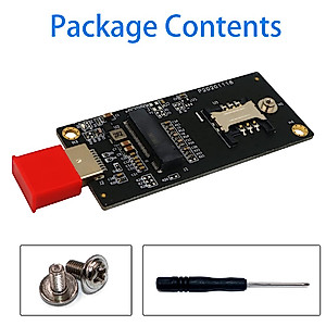 NGFF(M.2) Key B to USB 3.0 Adapter with SIM 6pin Slot for WWAN/LTE Module