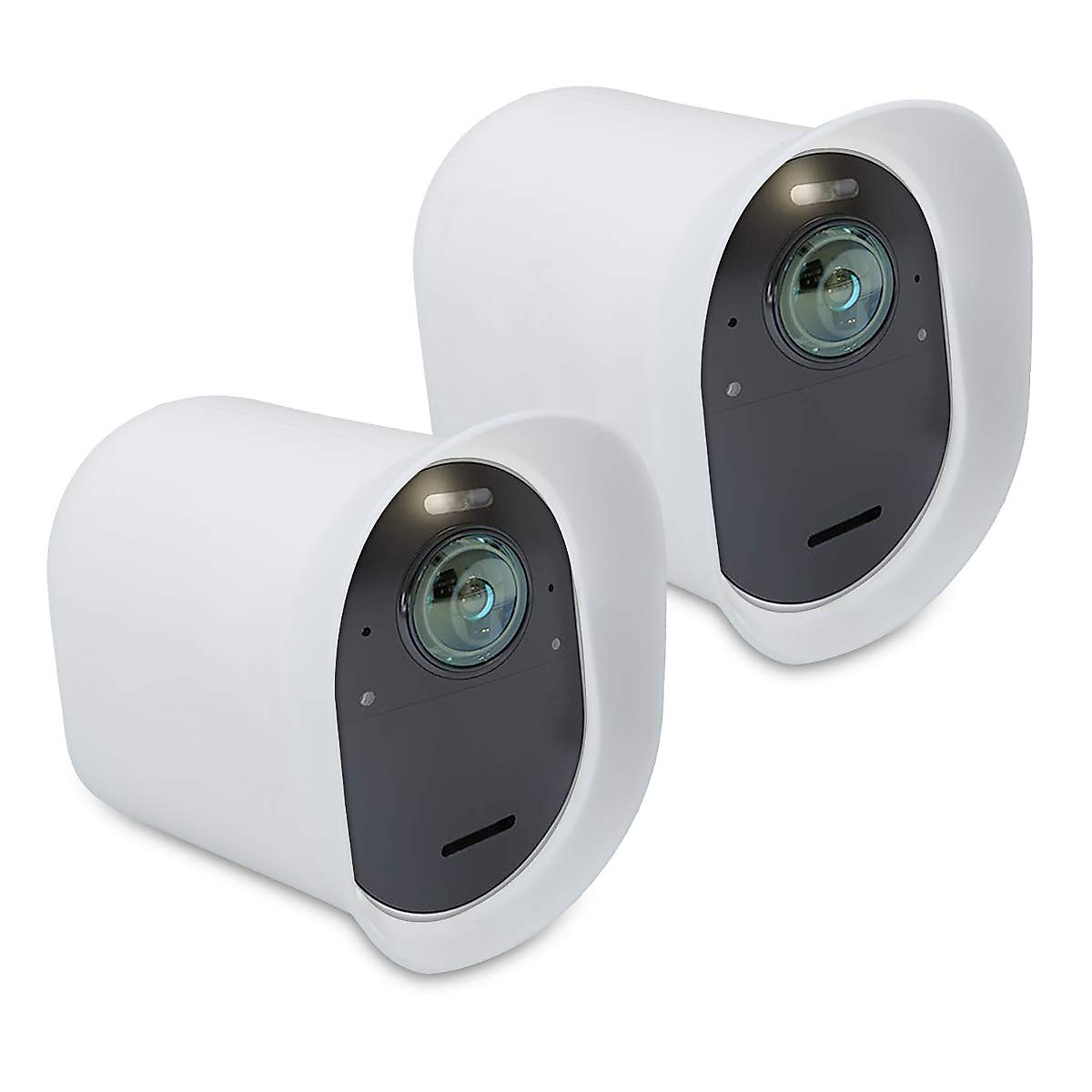 kwmobile 2X Skin Compatible with Arlo Ultra/Arlo Pro 3 / Pro 4 - Silicone Security Camera Case Outdoor CCTV Cover - White