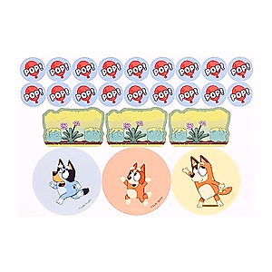 Bluey Keepy Uppy Game. Help, Bingo, and Chilli Keep The Motorized Balloon in The Air with The Character Paddles for 2-3 Players. Ages 4+