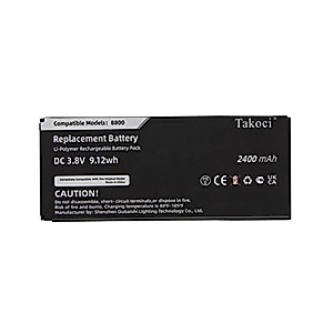 TAKOCI Replacement Battery 8800 Compatible with Cisco CP-BATT-8821 GP-S10-374192-010H 74-102376-01