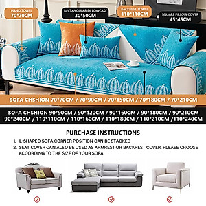 KCCRHIN Pumpkin Pattern Sofa Cover 3 Cushion Chenille Couch Cover Sectional Non-Slip Sofa Slipcovers L/U Shape Modern Style Halloween Sofa Cushion Covers for Dogs Cats,Green,pillow11.8 * 19.7in