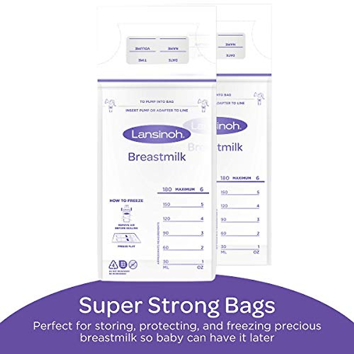 Lansinoh Breastmilk Storage Bag, 25 ct