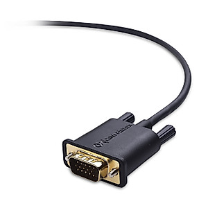 Cable Matters USB C to VGA Cable (USB-C to VGA Cable) 6 ft - Thunderbolt 4 / USB4 / Thunderbolt 3 Port Compatible with MacBook Pro, Dell XPS 13, 15, HP Spectre x360, Surface Pro, Yoga 910 and More